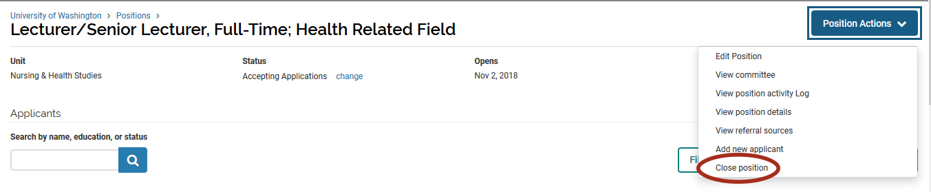 Managing a Position User Guide - Academic Personnel & Faculty